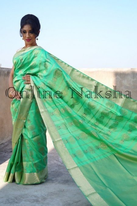 Contemporary Swarnachari Saree Online 3206 | OnlineNaksha